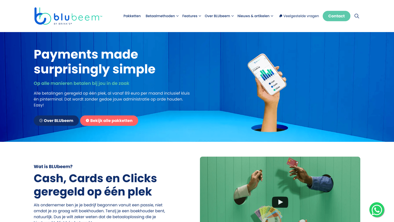 Blubeem Payments By Brinks Uskinned Site Builder For Umbraco Cms